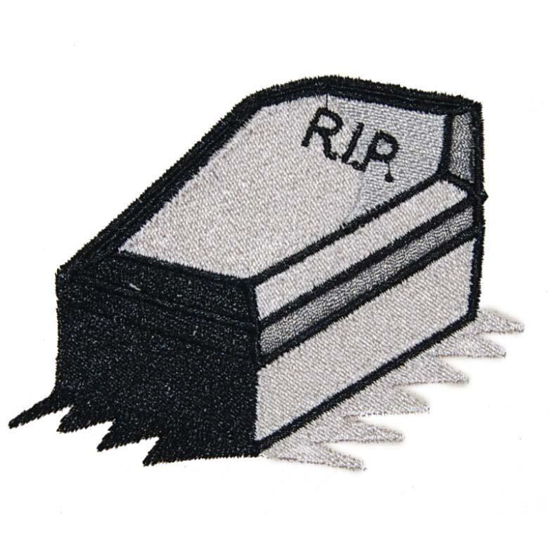 Coffin 02 machine embroidery designs