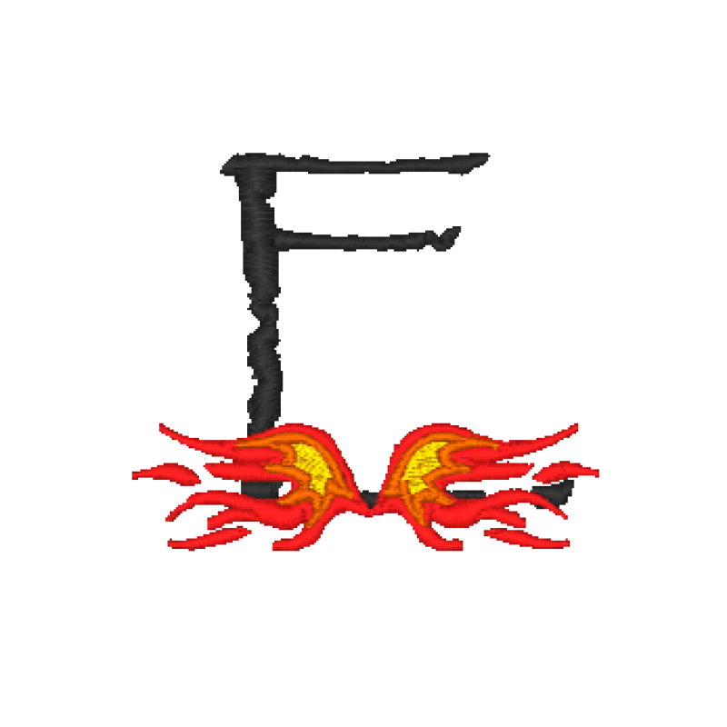 On Fire E machine embroidery designs
